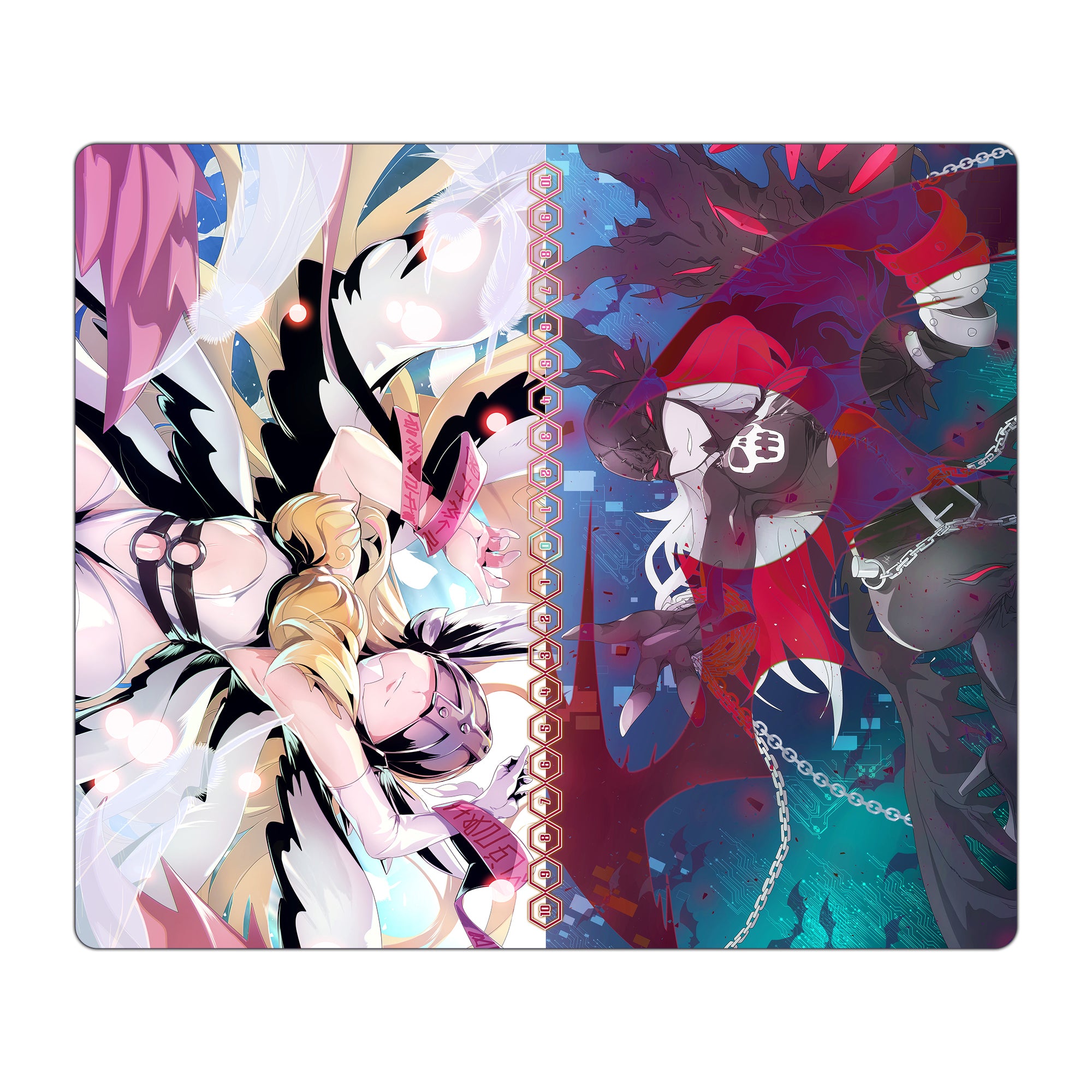 Angewomon & LadyDevimon TCG 2-Player Playmat TCG 2-Player Playmat ...