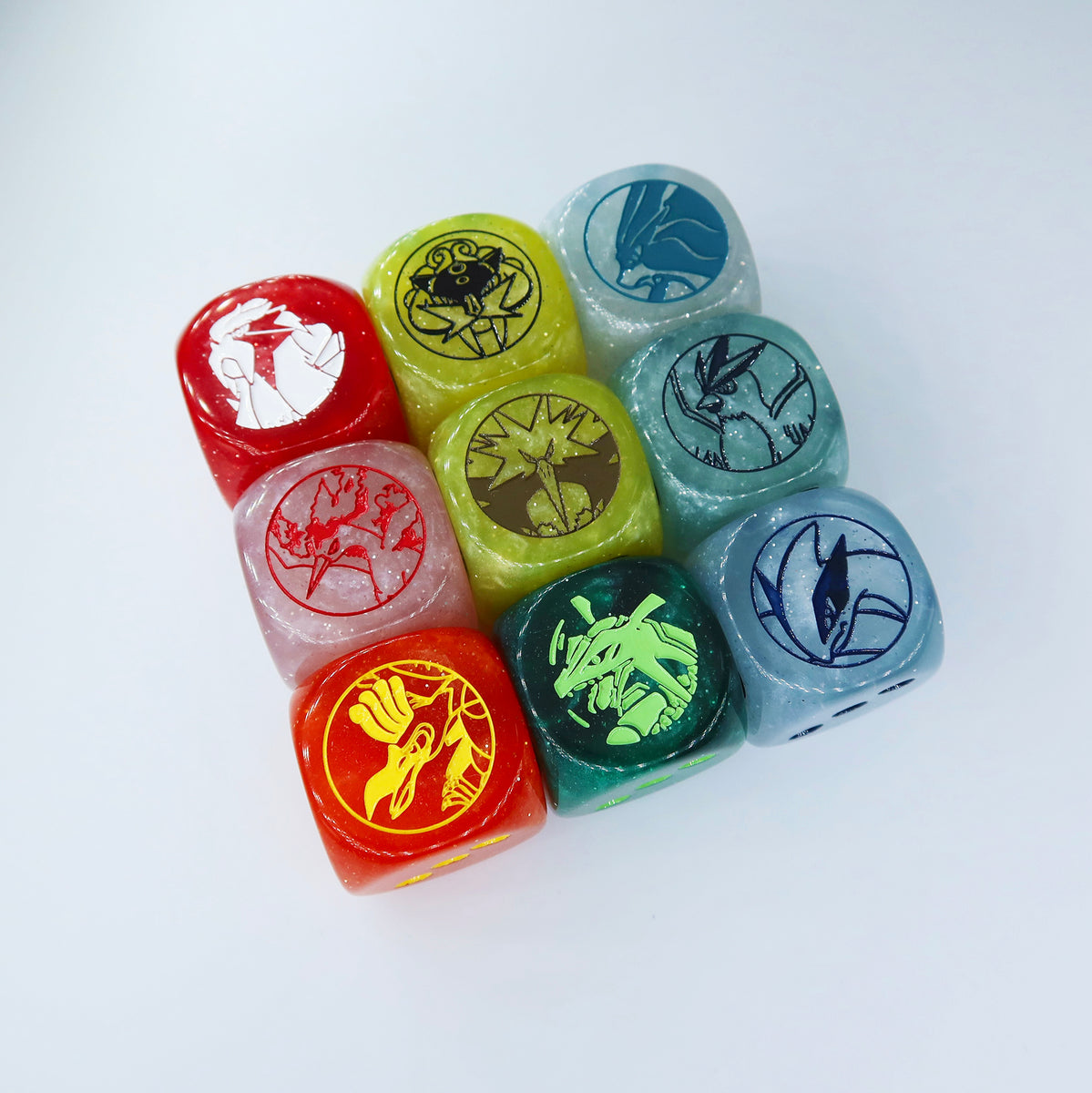 Pokemon 20mm Colored Dice Collection Vol.2 – Usagi Draws