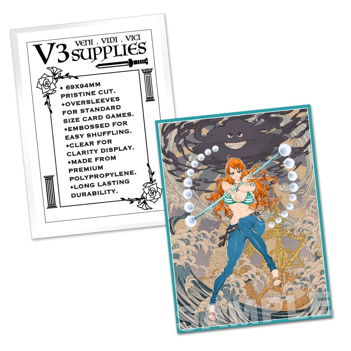 Navigator Nami Standard Size Card Sleeves – Usagi Draws