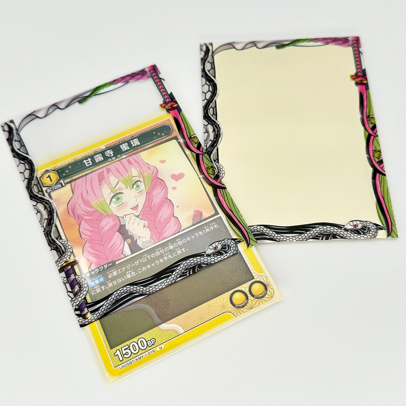 Obanai & Mitsuri Printed Border Oversleeves – Usagi Draws