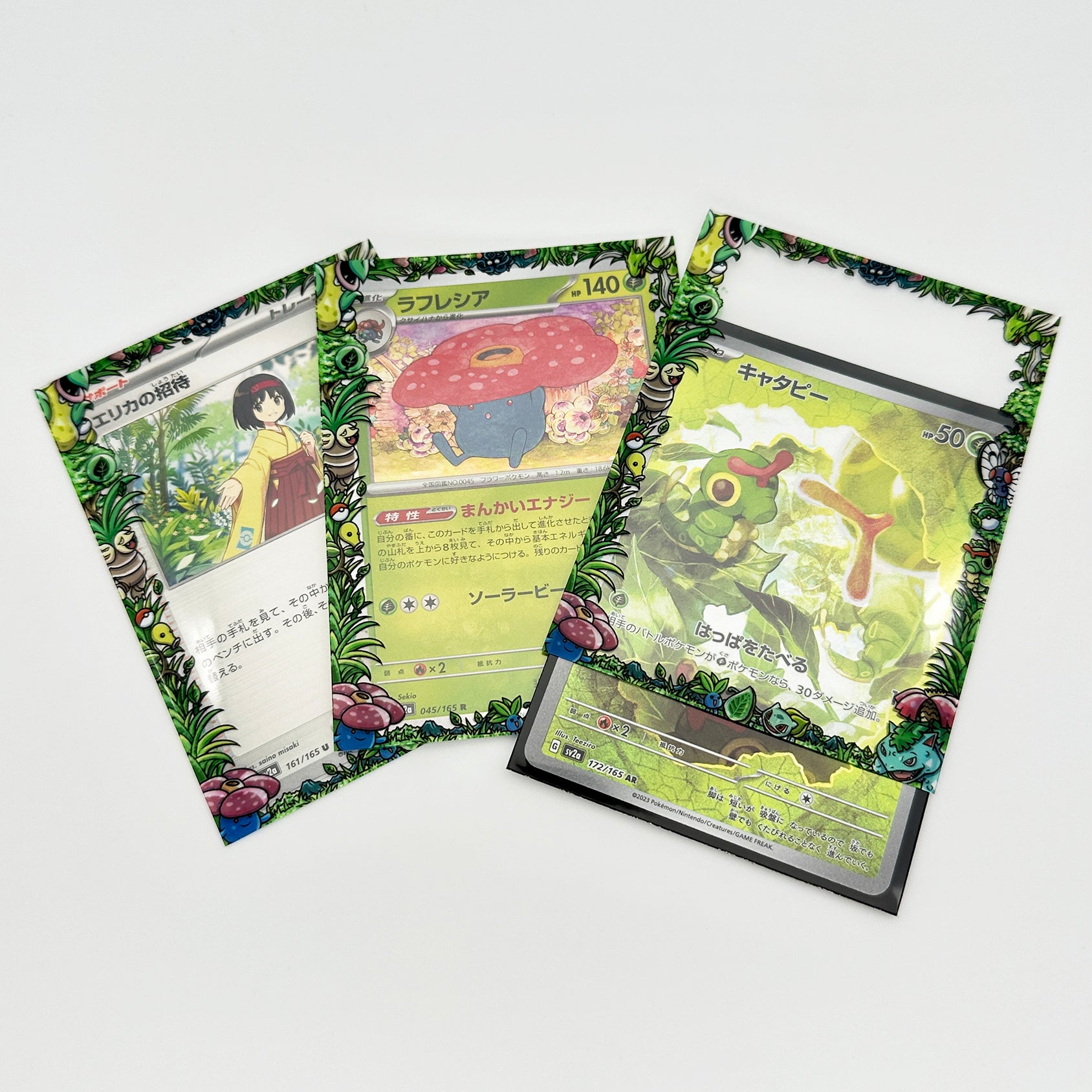 Grass Kanto Pokemon Printed Border Oversleeves – Usagi Draws