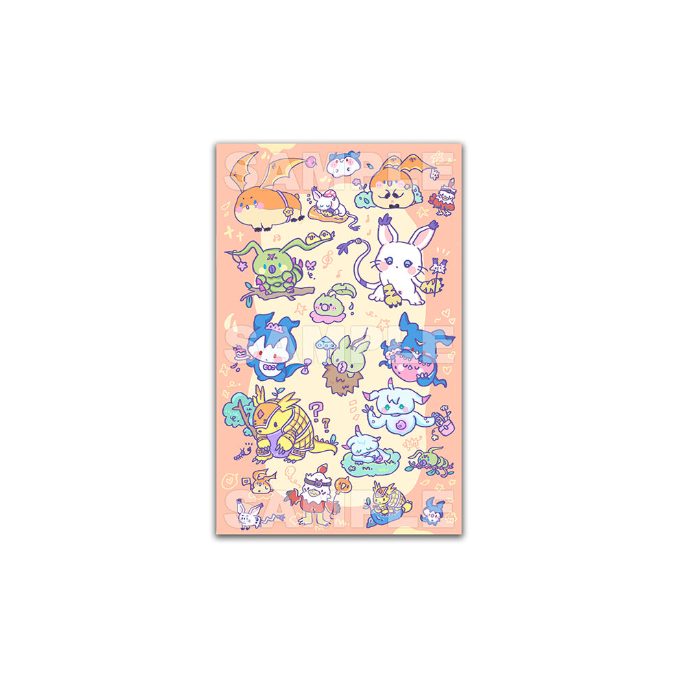 Digital Adventure 02 Waterproof Transparent Sticker Set – Usagi Draws
