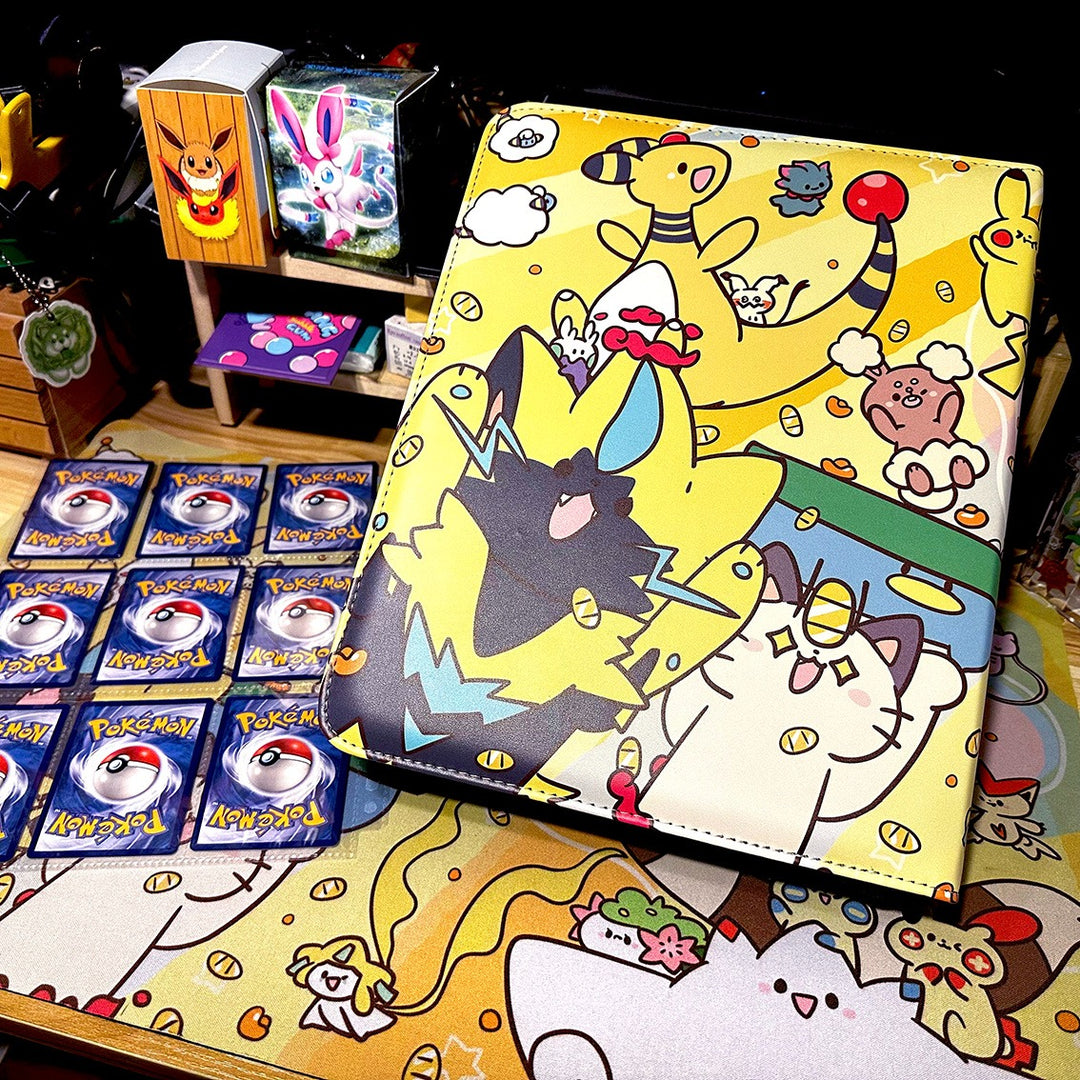 Cute Pokemon Printed 9-Pocket Binder – Usagi Draws