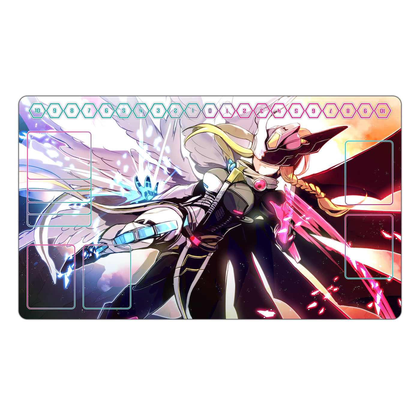 Mastemon Light & Darkness TCG Playmat – Usagi Draws
