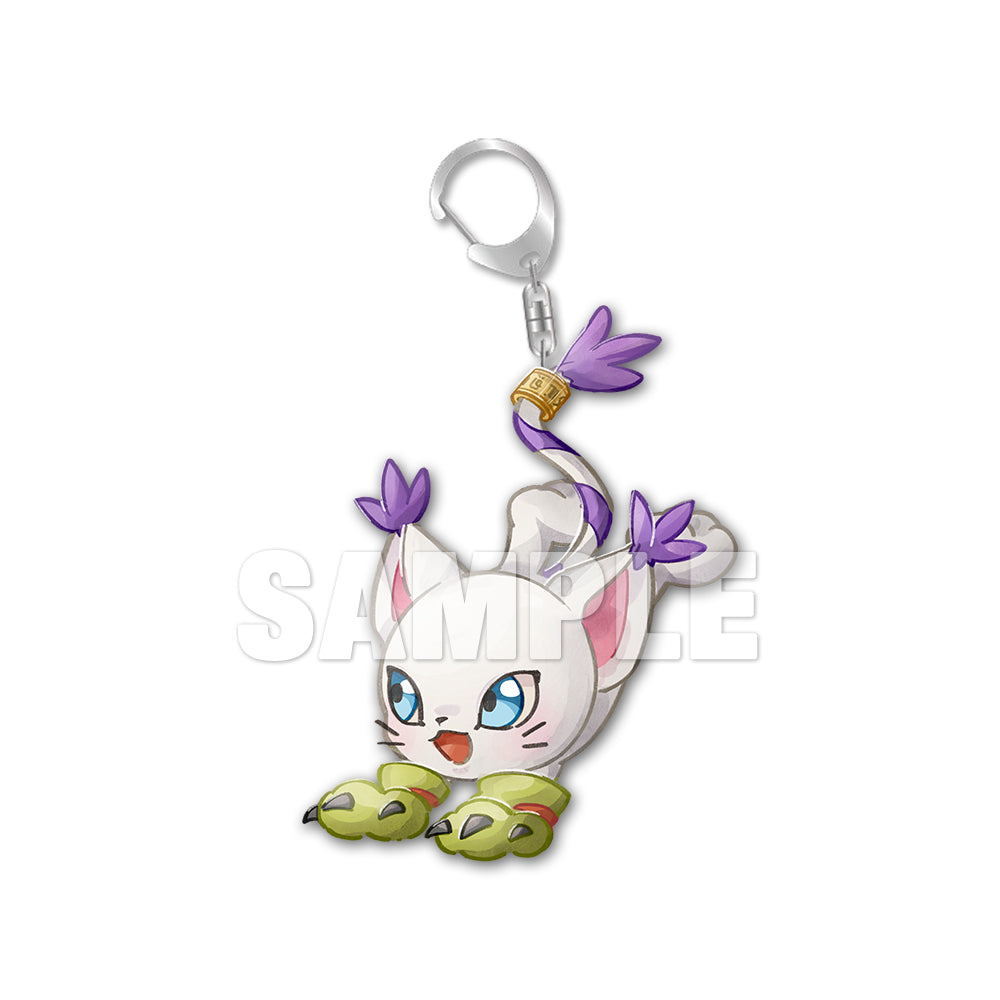 Tailmon Chibi Acrylic Keychain – Usagi Draws